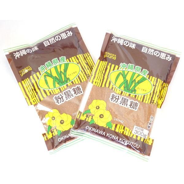 品名／粉糖原材料名／原糖、糖蜜内容量／300gx2袋メーカー／ゆうな物産成分分析（100g当たり）エネルギー380kcal、たんぱく質1.4g、脂質0.1g、炭水化物93.7g、ナトリウム12.4mg、カルシウム234mg（財）日本食品分析...