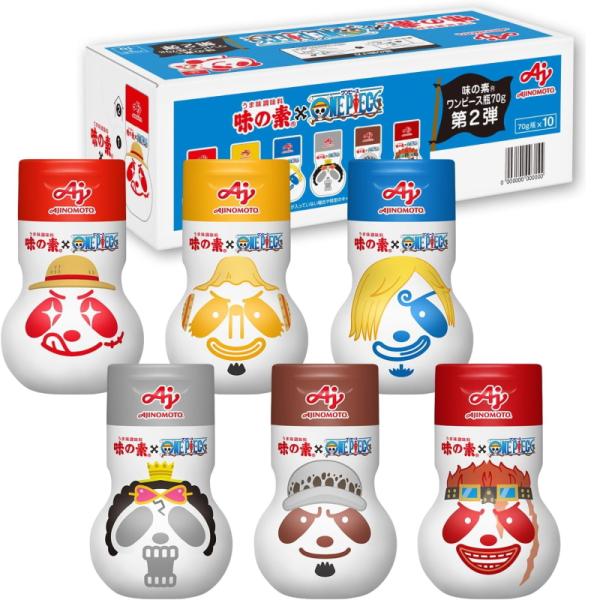 「こんぶのうま味」の素であるアミノ酸(グルタミン酸)から生まれたうま味をきかす調味料です。調理の下ごしらえから仕上げまで幅広く使えて、手軽に料理をおいしくすることができます。アニメONE PIECEの放映25周年を記念した、期間限定コラボ商...