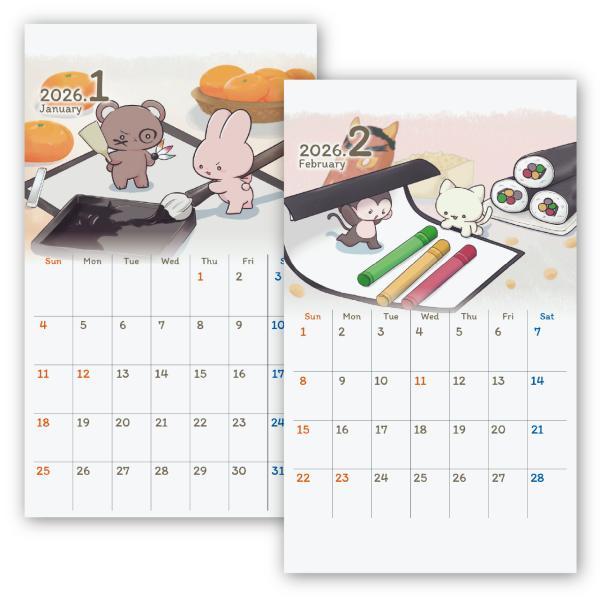 商品説明忙しい毎日の合間に、思わずクスッと笑える ―人気の「bungu animals」卓上カレンダーが、貼って楽しめるシールになって登場しました！ホッチキス、クリップなどの文具たちと動物が織りなすユーモラスな世界を、手帳やノート、好きな場...