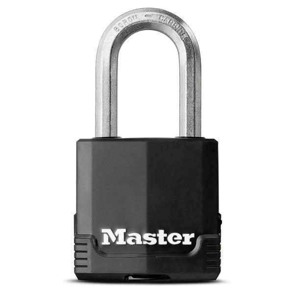 ハイセキュリティ南京錠-マグナムシリーズ-屋外倉庫や車庫の防犯に-プロフェッショナルが選ぶNo1ロック “マグナムシリーズ”-八角形のシャックルには超硬素材であるボロンカーバイド（炭化ホウ素）を採用。切断に対して焼入れ鋼に比べ50％UPの強...