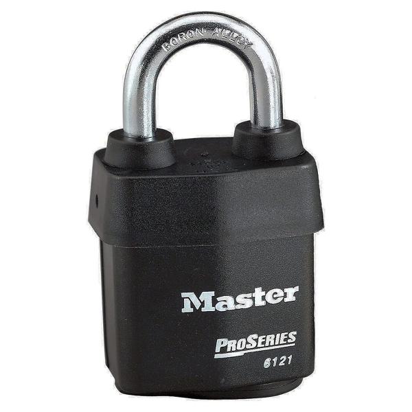 屋外の悪条件に耐えるために生まれた、錆びにくく強度に優れた南京錠。シャックルの露出を減らして雨や埃の侵入を防ぎ、切断攻撃にも強い。 門扉やガレージ向きの、門番と呼ぶにふさわしいロックです。工事現場や建設現場への侵入防止、屋外倉庫の防犯に-劣...