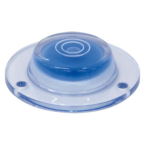 特長●液を青色に、気泡管枠を白色にすることで、視認性が向上しました。●M3ネジ対応の取り付け穴付です。仕様●感度 0.5mm/m＝0.0286°●精度 ±2.5mm/m＝±0.1432°以内●材質 本体：アクリル樹脂 液体：石油系液●本体サ...