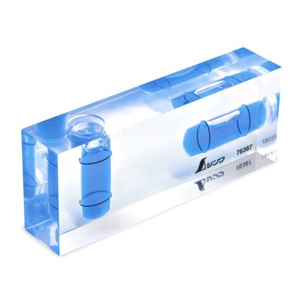 ●6面全てが削り出し仕上げの測定面です。●平置きにして、前後左右２方向の水平を同時に測定可能です。===============型番:76387仕様・注意事項:用途：水平の確認に。材質：本体・ABS樹脂　　　液体・石油系液感度：0.5mm/...