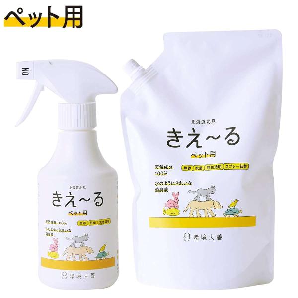 環境微生物群(乳酸菌等)を発酵・培養した「善玉活性水」から生まれたバイオ消臭液です。ふん尿臭・ケージまわりなどの臭いをスッキリ消臭。無色透明なので布ものにも色がつかず、素材を傷めません。天然成分100％で、ペットが舐めても安心・無害。部屋中...