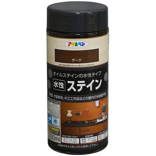 オイルステインの水性タイプシックハウス対策品　F☆☆☆☆工作・ホビー特長●浸透性に優れ、美しい木目に仕上がります（特殊顔料使用）●上塗りが不要です。そのまま仕上げることが出来ます●保護の目的でラッカー系、ポリウレタン系ニスの上塗りも可能です...