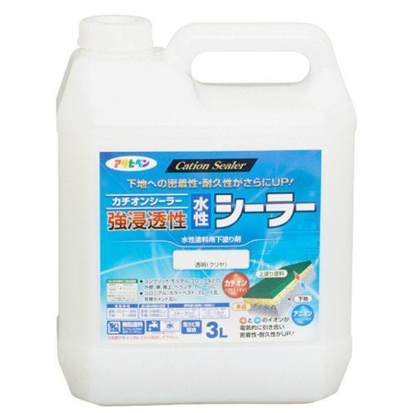水性 カベ面 屋内外 1回塗り 特殊:ヤニ・アク止め 特殊:防カビ特長●浸透力に優れており、劣化した下地に奥深く浸透して下地を補強します。●カチオン樹脂により下地と上塗り塗料の密着力を高めます。●たばこのヤニ、油ジミ等を抑える効果があります...