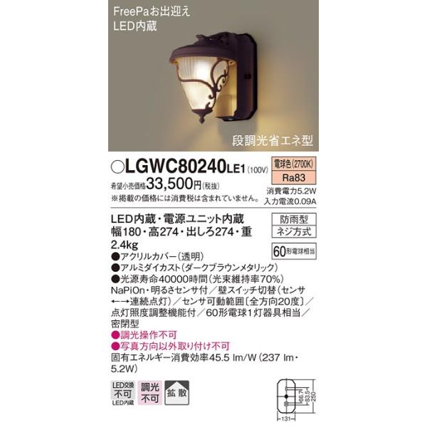 LED内蔵、電源ユニット内蔵