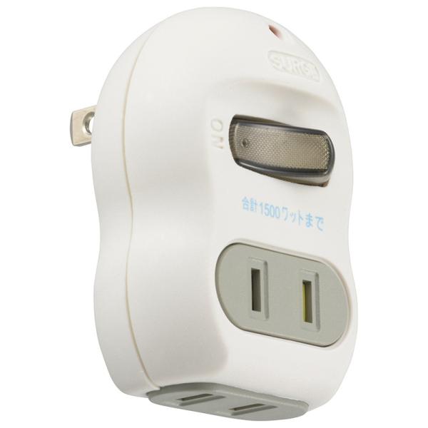 【特長】<br>● 雷に強いスイッチ付タップ<br>● 安心の雷ガード<br>● 熱に強いPBT樹脂使用で耐熱性アップ<br>● 雷サージ軽減素子内蔵<br>● ホコリ防止安全シャ...