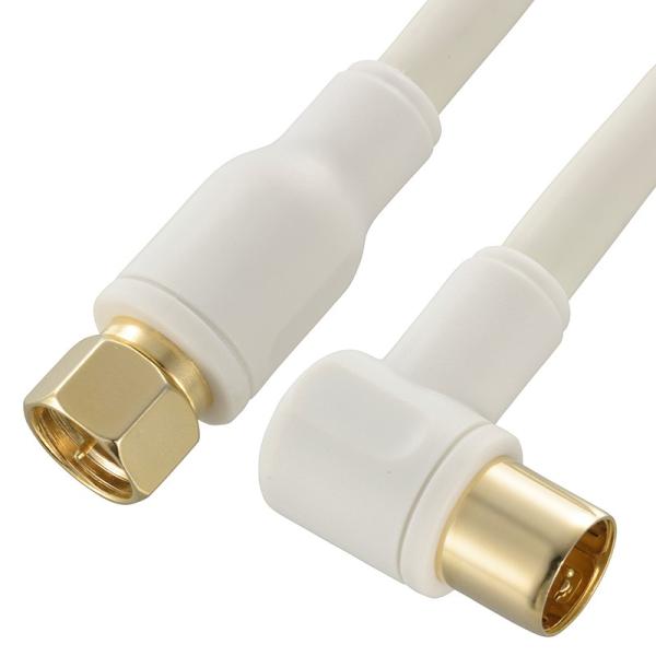 【特長】● 大容量データ4K・8K放送対応（3224MHz）の高品質テレビ接続ケーブル● 低損失、高伝導率を実現した高シールド同軸4Cケーブル● 3重シールド構造でデジタル放送やインターネット双方向通信の流合雑音をカット● 金属シールド加工...