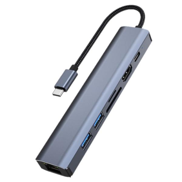 ブランド名：Lazos（ラソス）商品名/型番：USB3.0 TypeCハブ 7in1色：ブラックJAN：4570100012693種別：USBハブキーワード：USBハブ ユーエスビーハブ PC 周辺機器 Mac Windows マック ウィ...