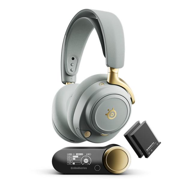 【発売日：2025年10月17日】ブランド名：SteelSeries（スティールシリーズ）商品名/型番：Arctis Nova Elite Sage＆Gold【61663】色：セージ | ゴールドJAN：5707119059497発売日：2...