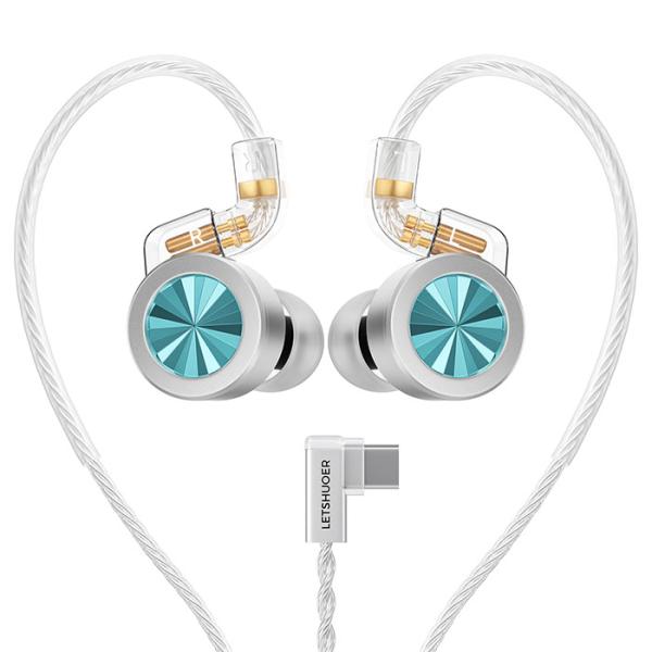 【発売日：2025年09月05日】ブランド名：LETSHUOER（レットシュオアー）商品名/型番：D02 Aqua (Type C)色：ベリーJAN：6970691840534発売日：2025年9月5日種別：有線イヤホンキーワード：イヤフォ...