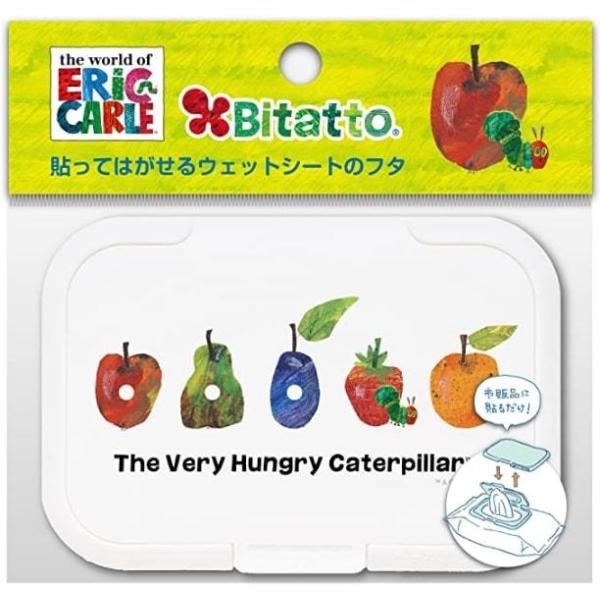 ■商品名　ビタットジャパン おしりふきに貼るフタ　はらぺこあおむし（レギュラーサイズ）3個セット■原産国：日本■ブランド：ビタット■サイズ：90×51mm以内　※全てのメーカー、サイズに対応しているわけではありません。■使用方法1.ウェット...