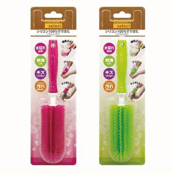 哺乳瓶や水筒など色々洗えてなが〜く使える。弾力性のあるシリコーンブラシがすみずみまでしっかり洗浄！長く使えて経済的。ムラなくきれいに洗える。■種類：シリコンブラシ■サイズ/重量 本体:50×50×230mm/65g■材質（耐熱温度） ・ブラ...