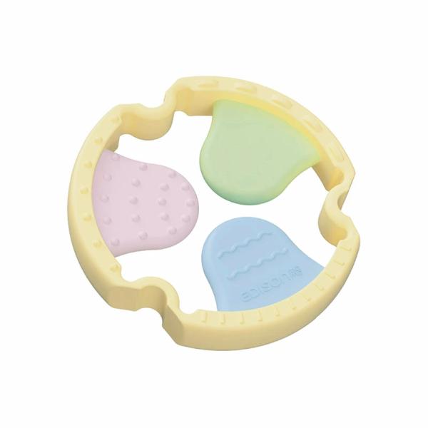 ■対象月年齢：3ヶ月頃から■カラー：マルチカラー（パステル）■材質（耐熱温度）本体：シリコーンゴム（170℃）■お手入れ方法〇煮沸消毒〇電子レンジ〇薬液消毒■サイズ/重量H14×W71×D71mm/22g■原産国/製造国：中国■ブランド：E...