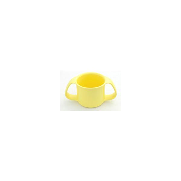 ○とうもろこしからできたお子様用の安全安心なミルクカップ（マグカップ）。100％生分解できるグリーンプラ（ポリ乳酸樹脂）を使用。○取っ手付きのマグカップ。ストローから直接コップでも飲みやすいようにカップの形状を工夫しました。淡い色あい等細部...