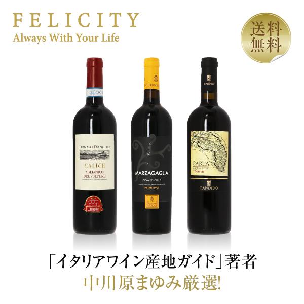 送料無料 ＠ビール・洋酒 ＠ワイン ＠ワインセットイタリア全土の最重要産地を代表するような傑作ワインセット【セット内容】1.ドナート ダンジェロ ディ ルッピ フィロメーナ カリチェ アリアニコ デル ヴルトゥーレ DOC 750ml2.テ...