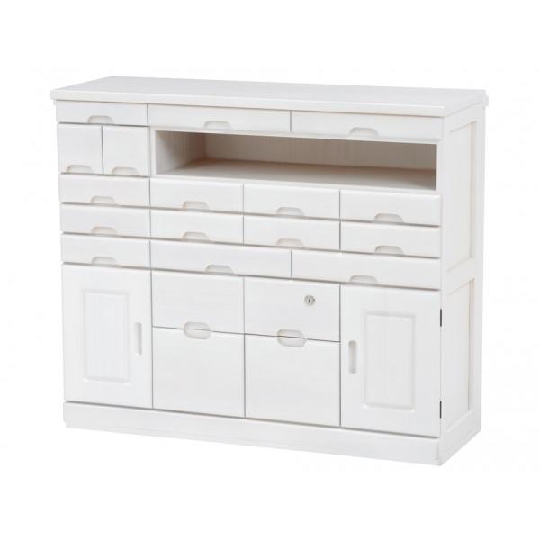 ●多引出しのＦＡＸ台　鍵付きの引出しには重要なものを保管できます