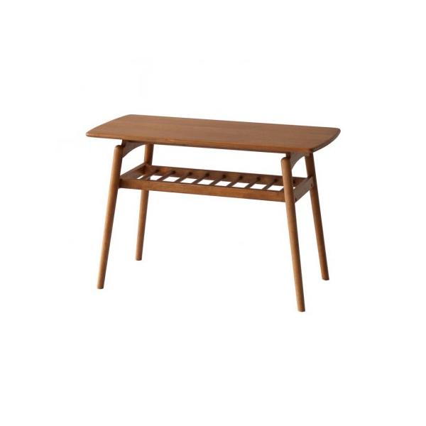 ●ソファで食事や作業がしやすい高さ６０ｃｍの棚付ハイテーブル●天板には木質感を感じられるようにオーク突板を使用