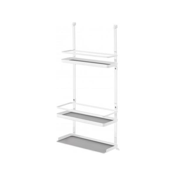 ●レンジフードに引っ掛けるだけ。スパイスや調味料の収納スペースに！●使いたいときにサッと使える便利な大容量３段ラック！塩　コショウ　オイルなど、よく使う調味料を手元に収納できるトレー。　各段には滑りにくいシリコーンマット付き。汚れてもサッと...