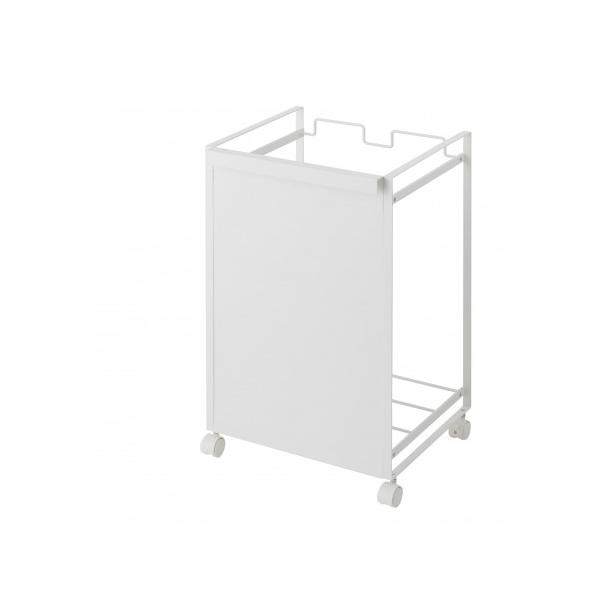 ●レジ袋を隠して分別できるスタイリッシュな分別ダストワゴン。●瓶　缶　ペットボトルなどを分別できます。お手持ちのコンビニやスーパーのレジ袋を引っ掛けてお使いいただけます。キャスターが付いているので、袋の取り外しやお掃除の際の移動もスムーズです。