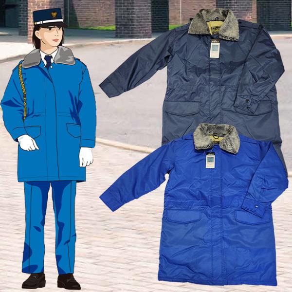 【ポイント】【High-Tachibana】Made in JAPANへのこだわりの防寒コート！JAPAN QUALITYを追及した婦人肩章付コート！警備業に携わる人へ安心、安全をお届け。耐久性に強いナイロン素材を使用。カラーは、ネイビー・...