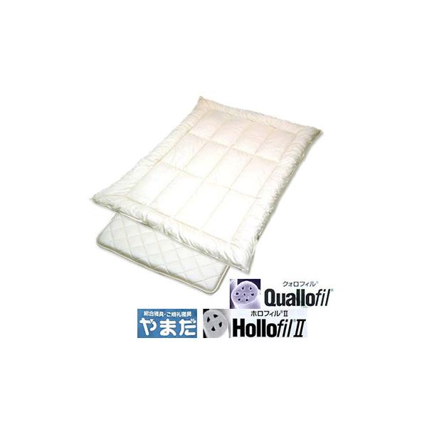 ◇ クォロフィル 掛敷組ふとん (ジュニアサイズ) ◇ 【セット内容】  ●クォロフィル 掛ふとん …… 135×185cm/わた量 1.4kg  ●ホロフィル 3層固敷ふとん …… 85×185cm/わた量 2.8kg セット組みの「ホロ...