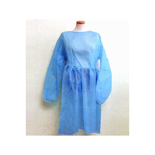 Medical＆Sanitary Dispo-tool不織布１層 アイソレーションガウン 10枚入り●ヒモで結ぶタイプなので体型を選びません。フリーサイズ（当店実測値：身丈 約107cm、肩幅 約67cm、袖丈 約53cm ）病棟での簡易的...