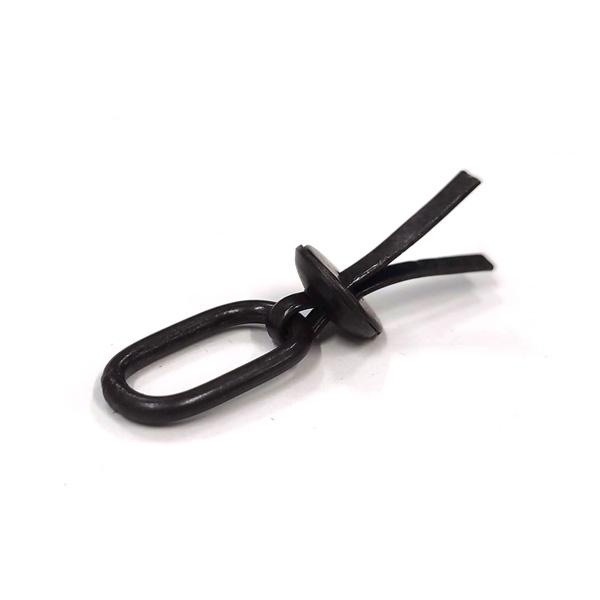 一輪挿し等の小物を壁掛けの作品に仕上げたい場合に使用。鉄製と銅製があります。 <br>胴体と首の距離によって金具の長さを選択して下さい。