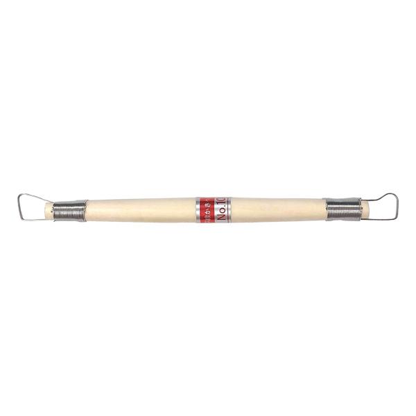 長165mm NO.７・８・９・１０以外はワイヤー部に刀が付いています。 一般的に広く使用されているタイプです。成形の際に、粘土をかき出したり、削ったり、レリーフ製作や細工用として使用します。