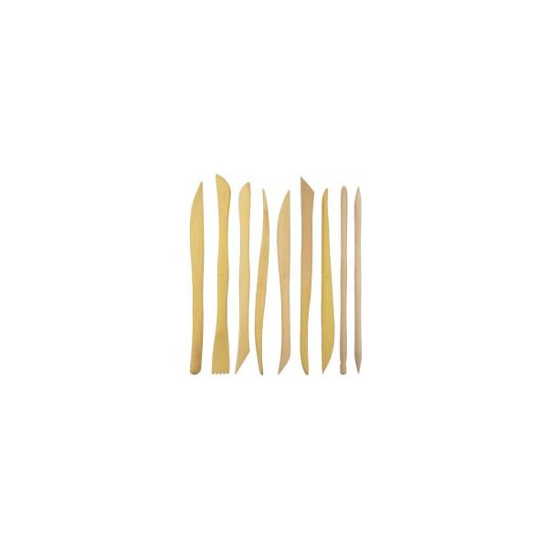 成形の際、細部の加工や粘土どうしの接合面の押え、自然な感じを出す削りのときなどに使用します。サイズ：150mm