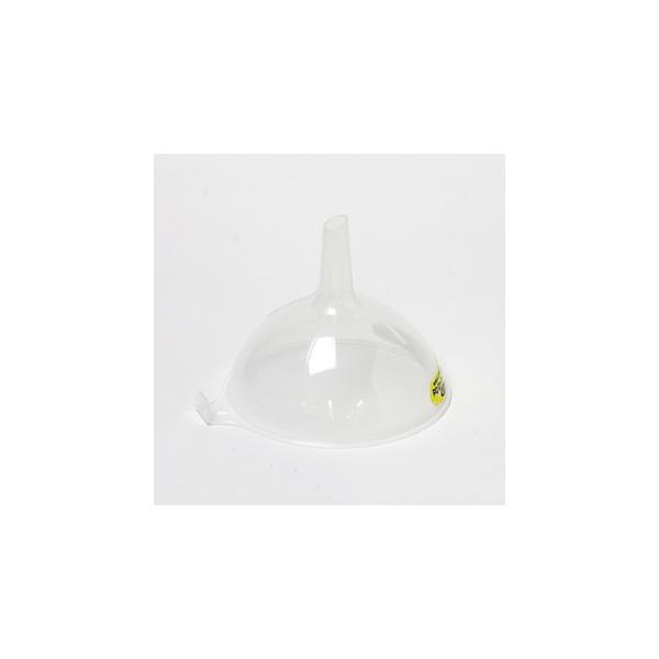 液体等を口の小さい容器に移し替えるときに使用します。サイズ…直径120mm色…クリア材質…PP耐熱温度…120℃