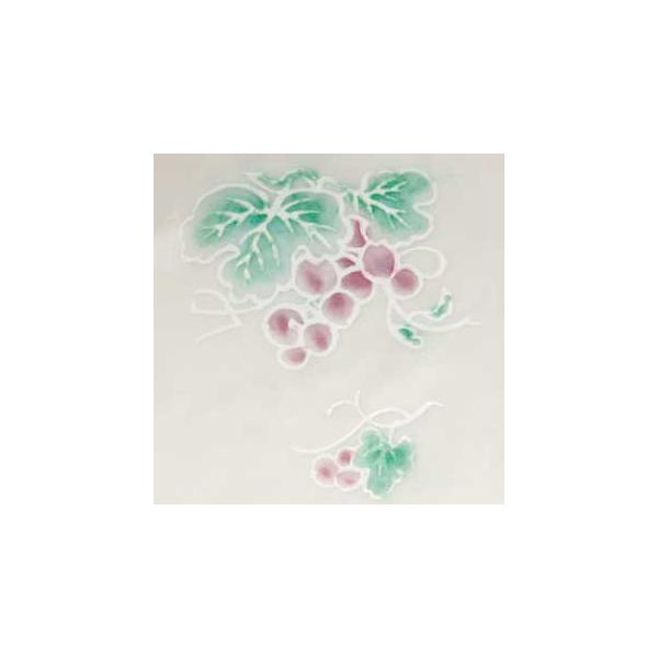 和紙　200×300mm（A4)焼成温度：1000℃〜1250℃花の絵柄の輪郭部分を盛り上げ厚みのある線と、中側には色々の絵具を配色した転写紙です。ワンポイント模様に最適です！