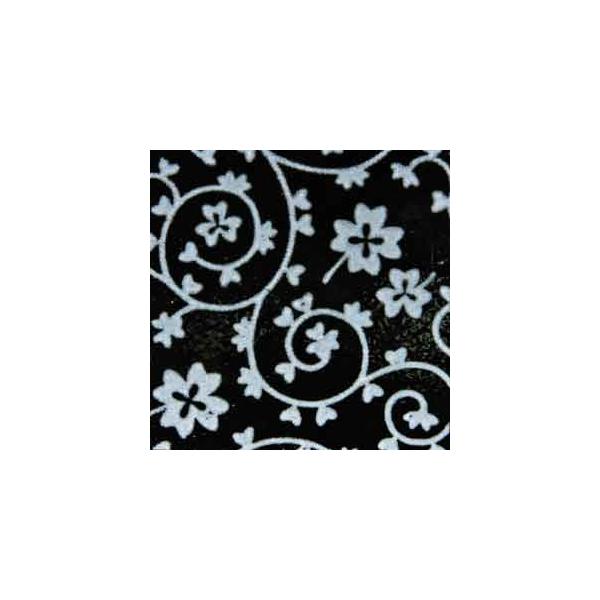 和紙　200×300mm（A4)一般の転写紙に比べ5倍以上の絵具を使用し、絵柄の白を立体的に強調。イッチン技法にも似たような仕上がりになります。素地の色が濃いと白盛りが強調されます。また、透明系の釉薬（青白磁・黄瀬戸・あめ釉・ルリ釉）を薄め...