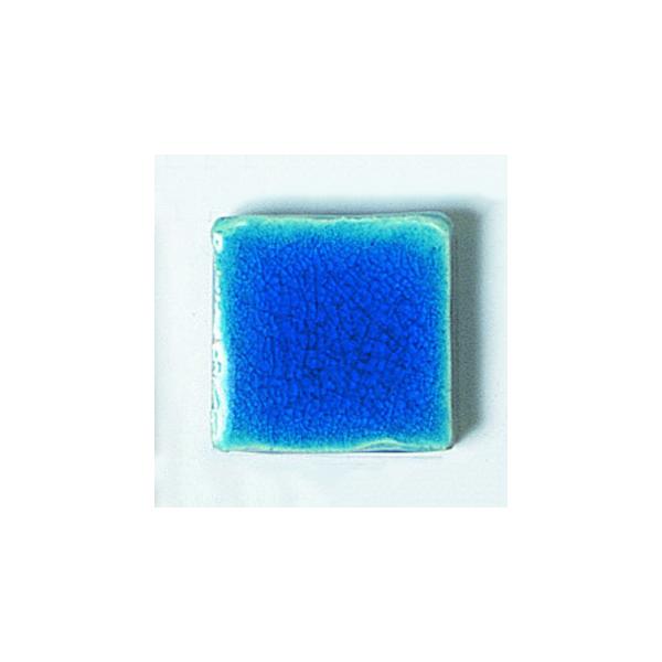 焼成温度目安・・850〜880℃釉掛量目安・・・厚め（0.7〜0.8ｍｍ厚を普通として）特徴・・・・・・透明なスカイブルーに発色します。流れやすいので注意。七宝絵具のように彩度が高く、透明性で色ガラス状の、発色の美しい色釉薬です。厚掛けで十...