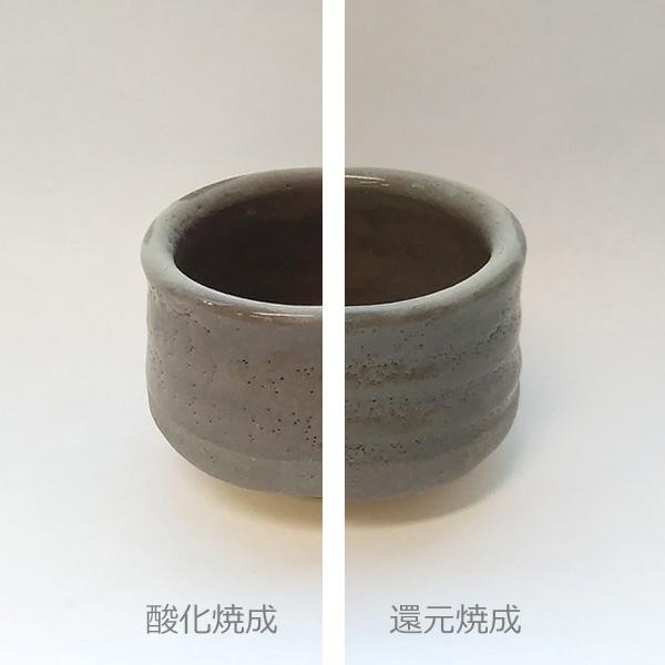 焼成温度目安・・1230〜1280℃ 釉掛量目安・・・普通 （0.7〜0.8ｍｍ厚を普通として） 焼成適性・・・・酸化・還元 特徴・・・・・・落ち着いたグレーになります。透明釉を掛けた部分は、酸化・・・赤っぽい灰色、還元・・・緑っぽい灰色と...