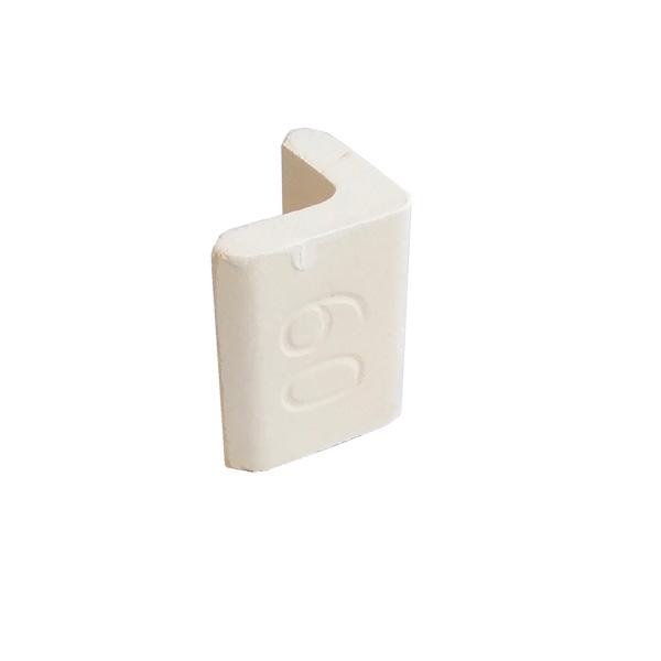 ムライト製で耐火温度は1250℃前後ですが、棚板と違い反りの発生が出難いため、本焼に使用できます。