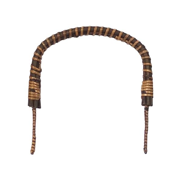 サイズ持ち手部分：幅13ｃｍ×高9ｃｍ×太さ1.5ｃｍ取付けワイヤー部分：5×太さ0.5cm※商品によりサイズの差があります。※材質には天然の植物を使用しておりますので、物により色の違いやヤケ、擦れなどがある場合がございます。ご了承の上お買...