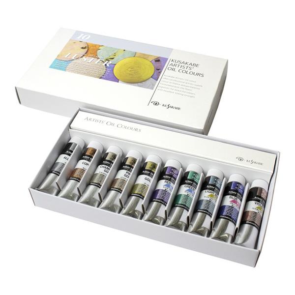 【専用家用油絵具 ラスター】見る角度や光の当たり方によって色が変わって見える「偏光パール色」の油絵具。時間がたっても黒くならず、上品な輝きが表現できます。キラキラと光り輝く専門家用油絵具「ラスターシリーズ(Lustur Series)」は全...