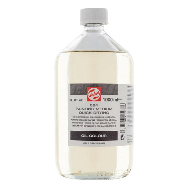 下〜上描き用。非常に乾きの早い速乾性で、ソフトな光沢のある画面を作る油絵具用溶き油です。絵具と混ぜて、練り調子を整える溶剤として使用します。乾性油・合成樹脂・ホワイトスピリット・乾燥促進剤を配合した、速乾性の調合溶き油です。他のペインティン...