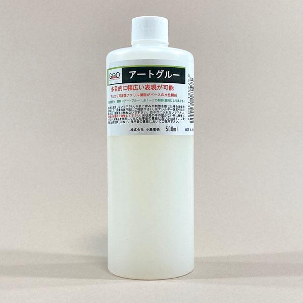 原材料：合成樹脂使用分類：糊剤形状：液状容量：500mlサイズ：高186×径65mm【商品説明】膠が主流とされる日本画においても使用されているアルカリ可溶性アクリル樹脂をベースにした糊剤。筆ムラが少なく、明るい発色が好まれています。乾燥後は...