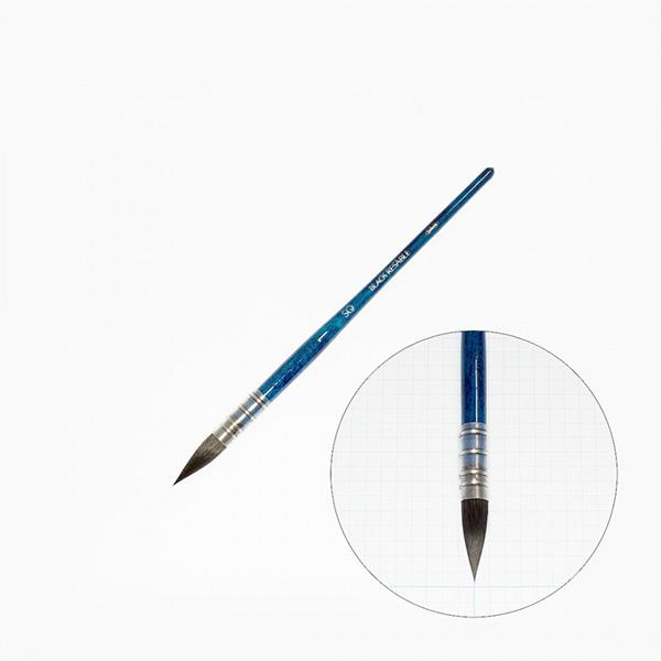 ＜仕様＞穂先の形状：ラウンド(丸)毛の種類：リス毛 リセーブル毛号数：No.1穂丈×巾：26.0×8.0mm良質のリス毛に特殊処理されたリセーブル毛の特質を加え、絵具含みが良くソフトな描き味を実現。繊細さが求められる水彩画に最適の筆です。ブ...