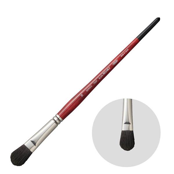 ＜仕様＞穂先の形状：フィルバート(平)毛の種類：リス毛 リセーブル毛号数：No.18穂丈×巾：30.0×17.0mm良質のリス毛に特殊処理されたリセーブル毛の特質を加え、絵具含みが良くソフトな描き味を実現。繊細さが求められる水彩画に最適の筆...