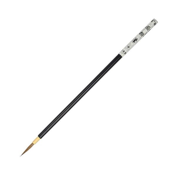 穂先サイズ・・・約4.2mm径×長さ20mm穂先のまとまりコシの弾力性、含み等筆に必要な条件をかね備えた高級面相筆です。細い鉄線描き、デザイン、イラスト、日本画等、広い分野で用いられます。●筆は在庫切れにより、納期がかかる場合もございますが...