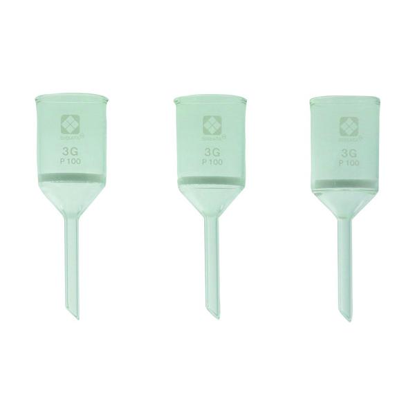 ■ガラスろ過器 円筒ロート形 3GP100 3入 013110-3100A の特長●容量が30mLでガラス製フィルター付き円筒形のロートです●呼称：３ＧＰ１００●ポアサイズμm：40〜100●容量mL：30●足の長さ/外径mm：55/88●...