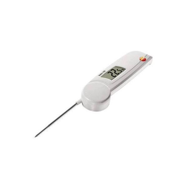 ■testo-103 折りたたみ式温度計 0560-0103の特長●testo 103は小型の折りたたみ式中心温度計で、プローブを開くと電源が入り、閉じると電源が切れる設計になっています。食品のスポットチェック測定に適しています。●折りたた...