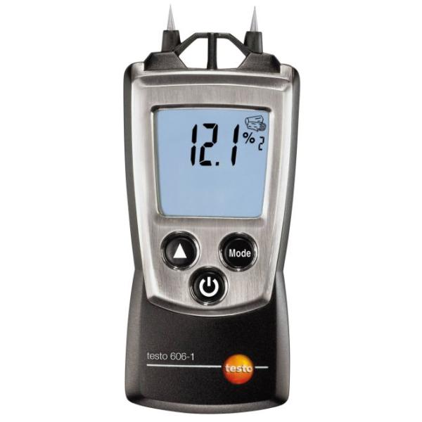 ■testo-606-1 ポケットライン材料水分計 0560-6060の特長●さまざまな種類の木材、建材の水分含有量を測定できます●電極を木材または建材に強く差し込むと、乾燥質量（乾燥重量）に基づいた水分含有量がパーセント値で測定されます ...