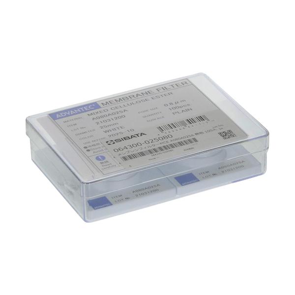 ■メンブレンフィルター A080A025A 100入 064300-025080 の特長●液体や気体の中に含まれる微生物や微粒子を取り除くことができますので、電子、製薬、食品、医学、理化学など、きわめて幅広い分野でご利用いただけます●各種試...