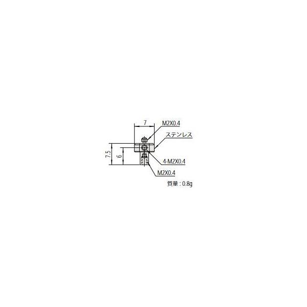 ■スタイラス 06ABN812 MS2-スタイラスセンタの特長●三次元測定機用スタイラスセンタ●5方向にスタイラスを取り付ける為のアダプタです●材質：ステンレス●質量(g)：0.8メーカー：ミツトヨ(MITUTOYO)