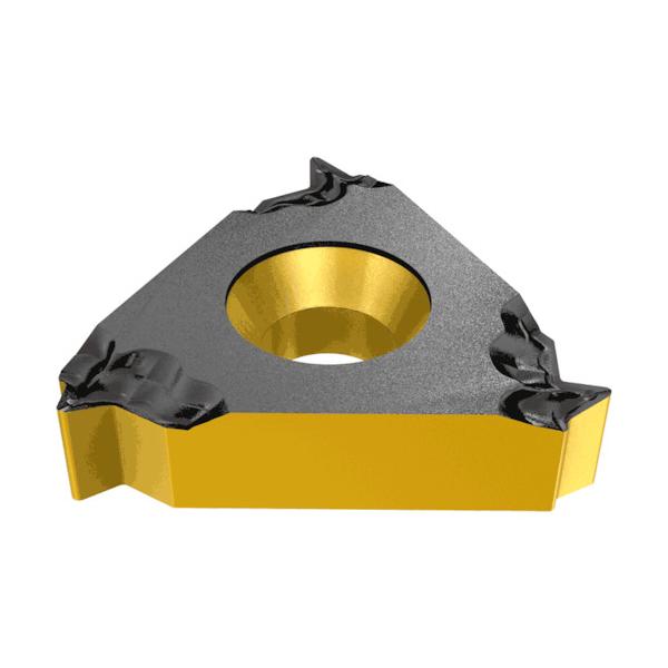 ■NPTねじ切りチップ IR/L-NPT IC908 08IR 18 NPT の特長●アメリカ管用テーパーねじです●ねじ切り加工用●山数/インチ：18.0●コーナ半径RE(mm)：0.06●適合ホルダ：MGSIR/L、SIR/L、C#-SI...